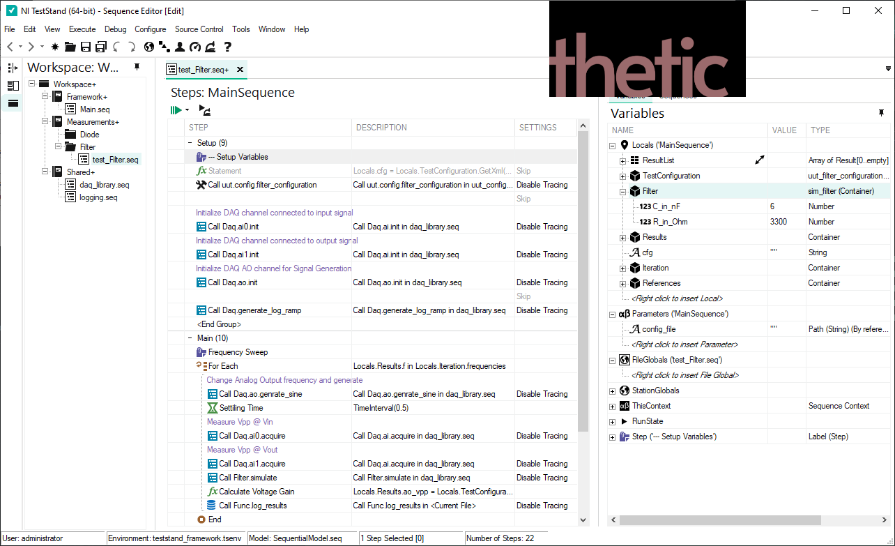 TestStand Fundamentals – UK – June 2025 – Thetic Engineering Ltd.